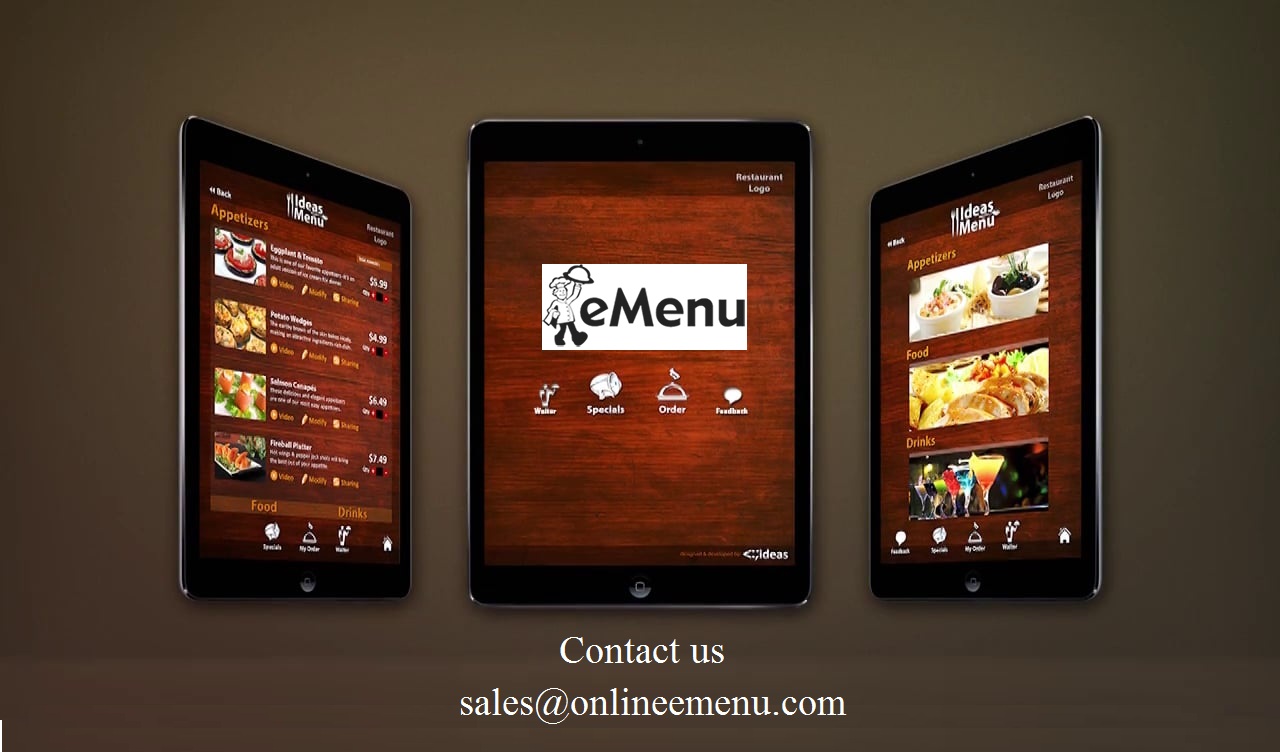 e-Menu Order Software System for Restaurant | emenu app for Restaurant