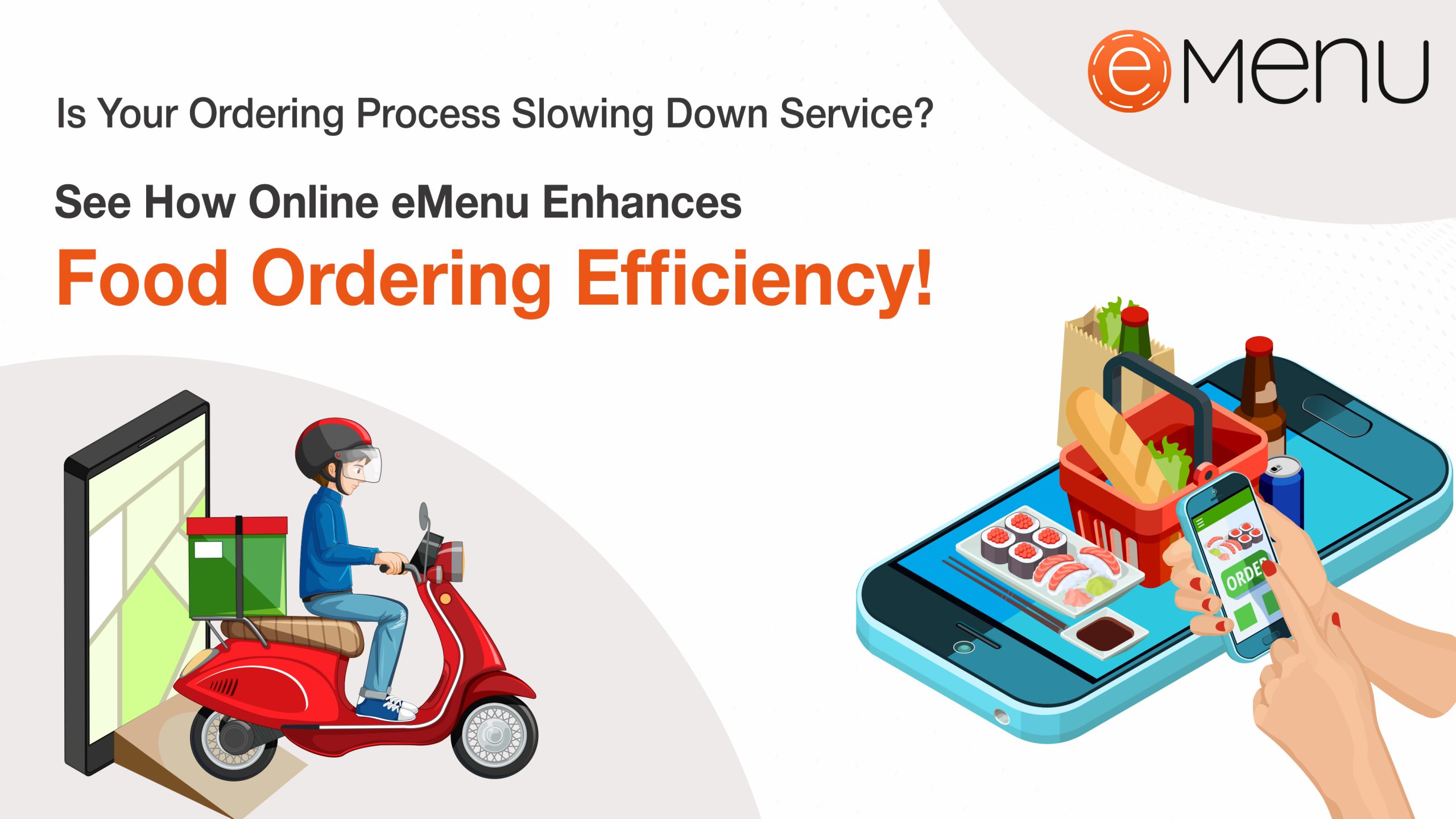 "Streamline Food Ordering with Online eMenu | Boost Efficiency"
